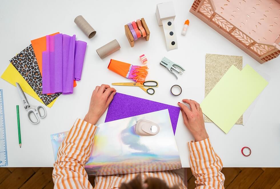 Basteln mit Papier: 50 bunte Ideen und schnelle Materialtipps