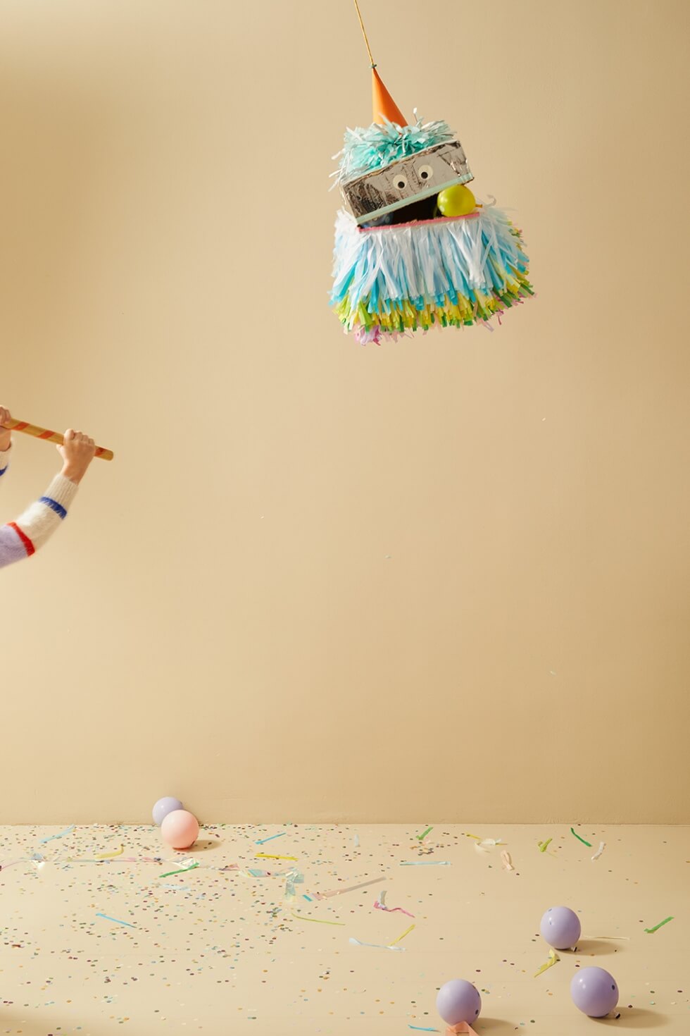 Ganz ohne Kleister: Einfach eine kunterbunte Piñata aus einem ...