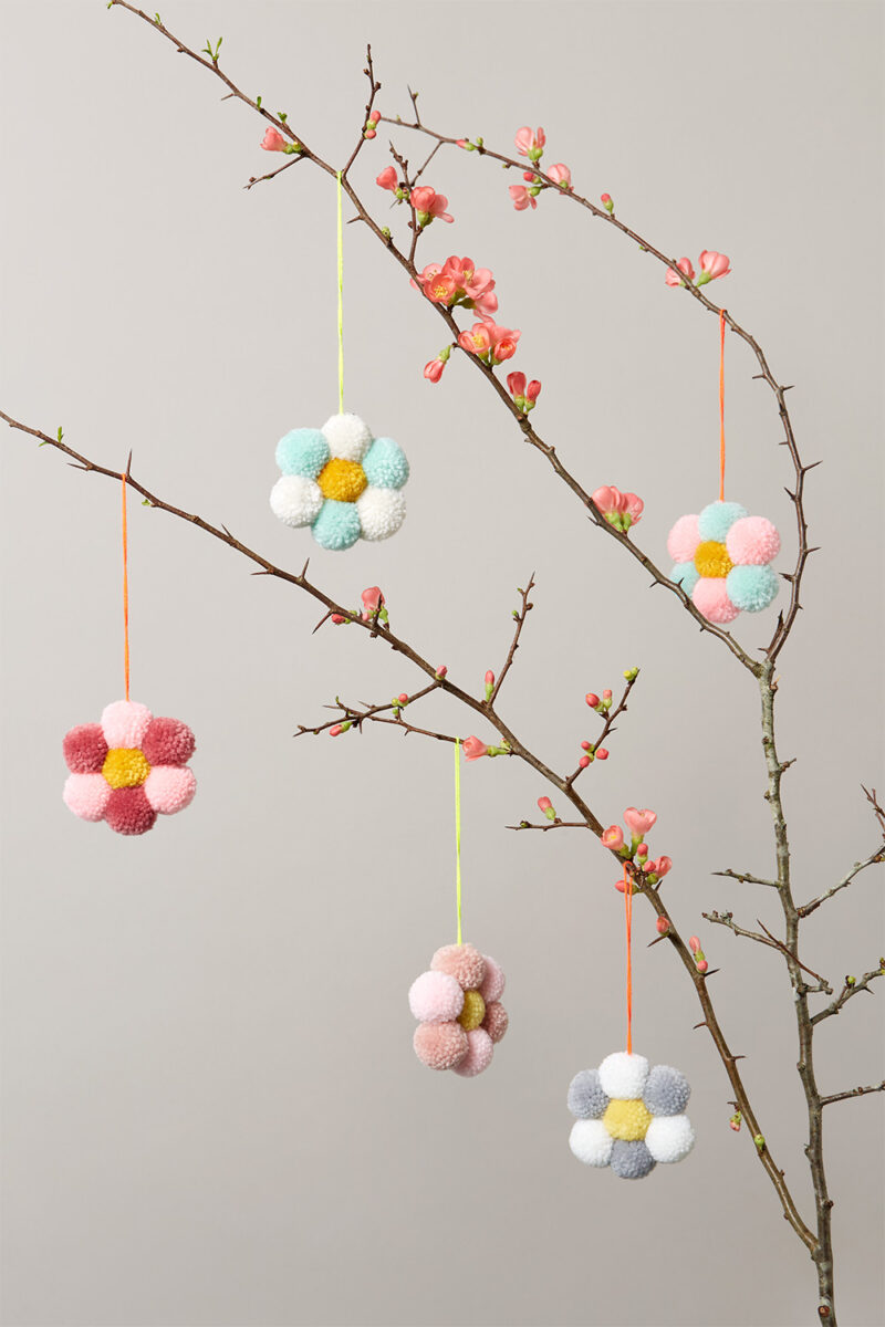 Basteln mit Pompons: 62 beliebte Kreativideen und schnelle DIY Tipps