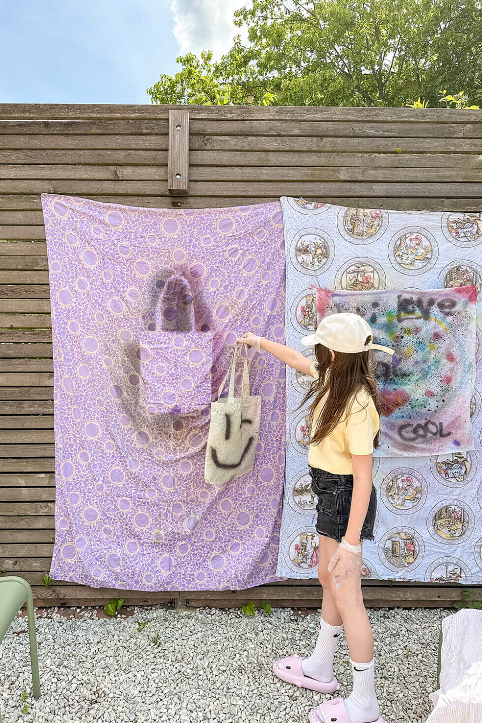 Spray it! Kreativspaß mit Graffiti-Batik